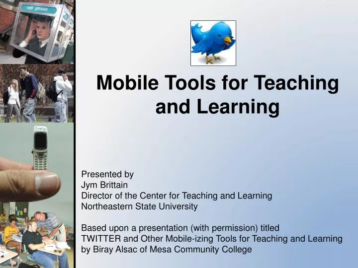 PPT - Mobile Tools for Teaching and Learning PowerPoint Presentation ...