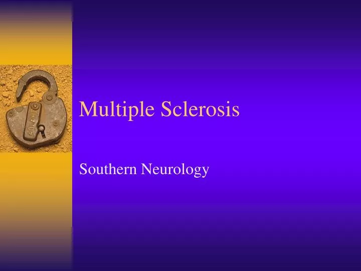 PPT - Multiple Sclerosis PowerPoint Presentation, free download - ID:828989