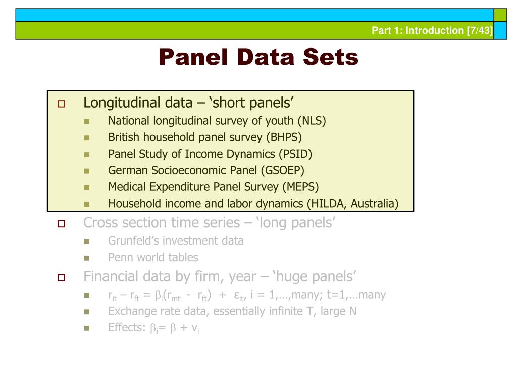 Ppt Econometric Analysis Of Panel Data Powerpoint Presentation Free