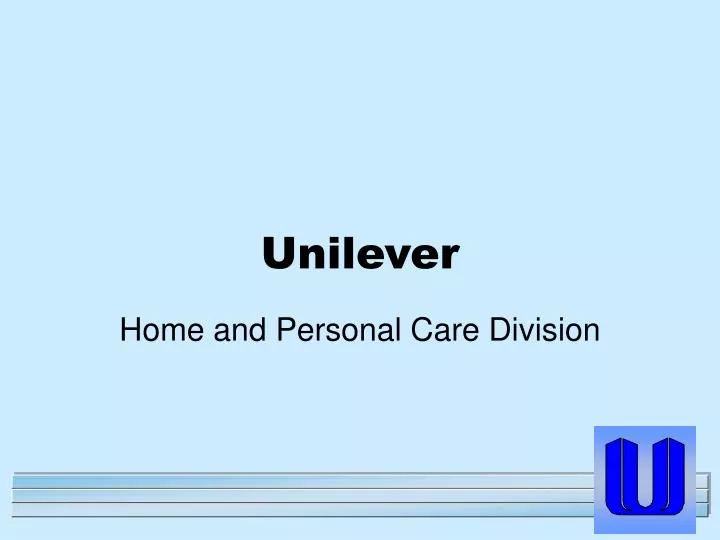 PPT - Unilever PowerPoint Presentation, free download - ID:829663
