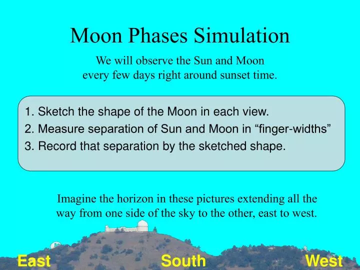 PPT - Moon Phases Simulation PowerPoint Presentation, free download ... PPT - Moon Phases Simulation PowerPoint Presentation, free download ...