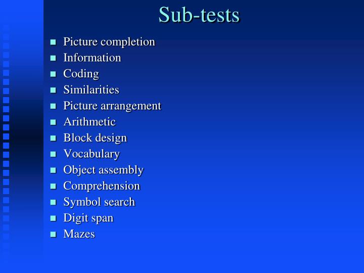 PPT - Intelligence tests PowerPoint Presentation - ID:830142