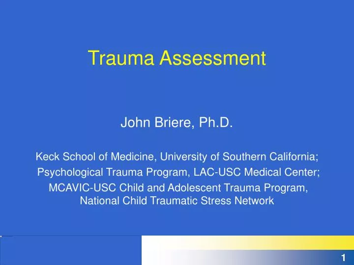 PPT - Trauma Assessment PowerPoint Presentation, free download - ID:830581