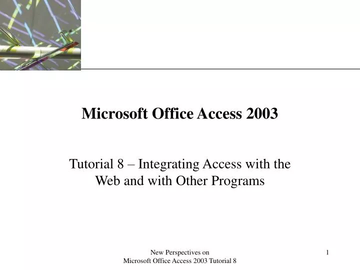 PPT - Microsoft Office Access 2003 PowerPoint Presentation, free ...