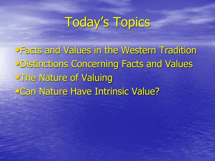 PPT - Today’s Topics PowerPoint Presentation, free download - ID:831460