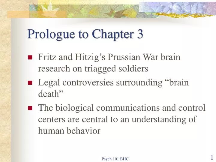 PPT - Prologue to Chapter 3 PowerPoint Presentation, free download - ID ...
