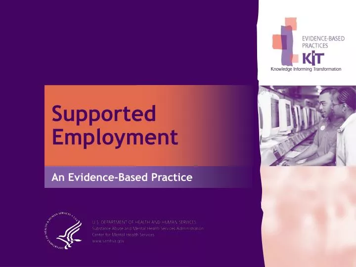 PPT - Supported Employment PowerPoint Presentation, free download - ID ...