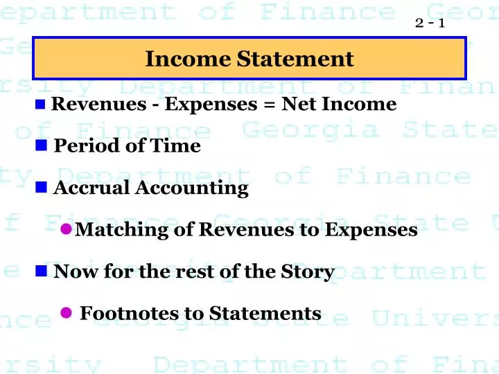 PPT - Income Statement PowerPoint Presentation, free download - ID:832827