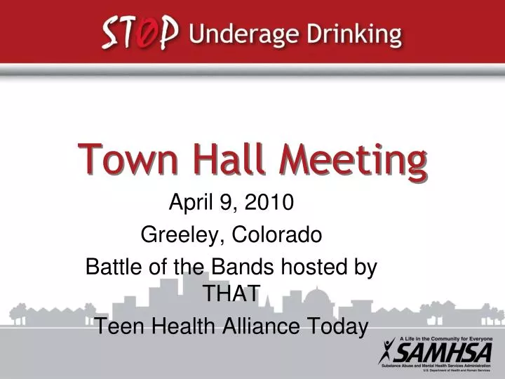 PPT - Town Hall Meeting PowerPoint Presentation, free download - ID:833273