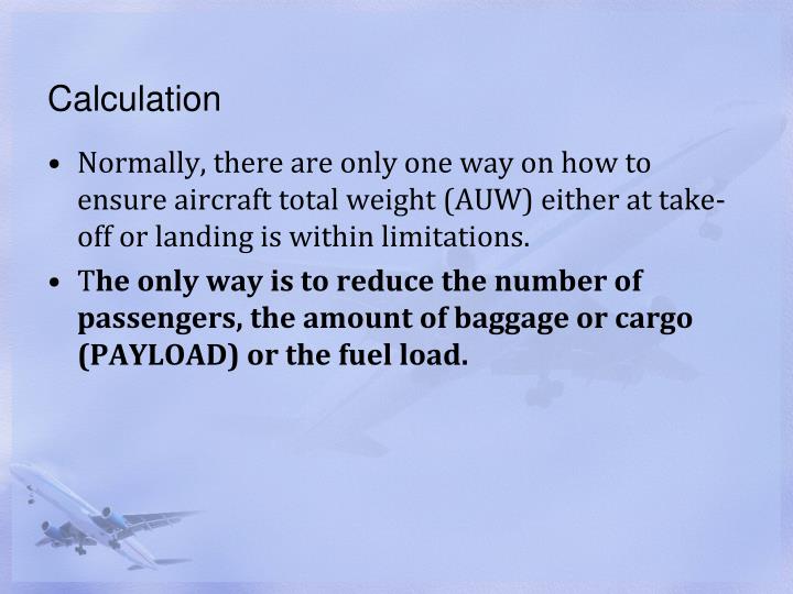 PPT - Lecture 2: Composition of Aircraft Weight PowerPoint Presentation ...