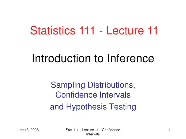 Ppt Introduction To Inference Powerpoint Presentation Free Download Id 834488