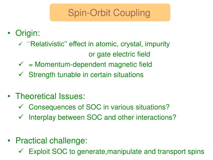 PPT - Topological Aspects of the Spin Hall Effect PowerPoint ...