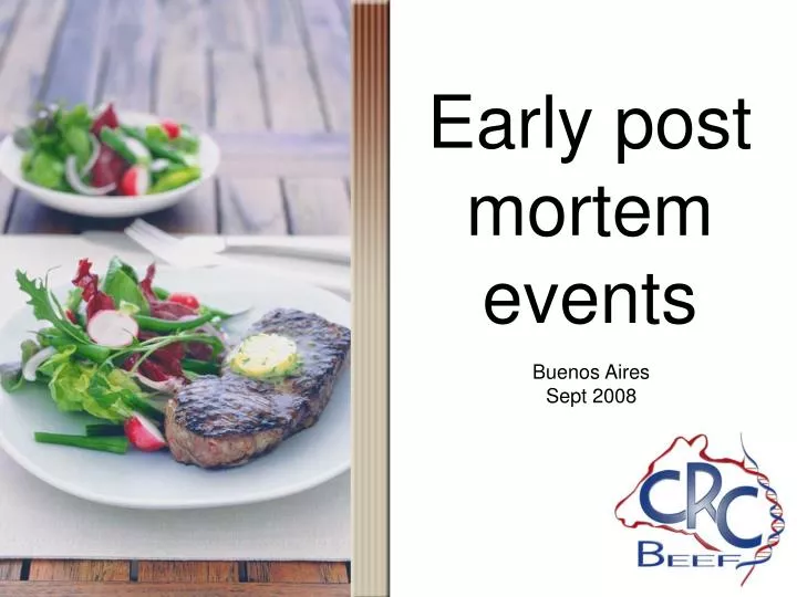 PPT - Early post mortem events PowerPoint Presentation, free download ...