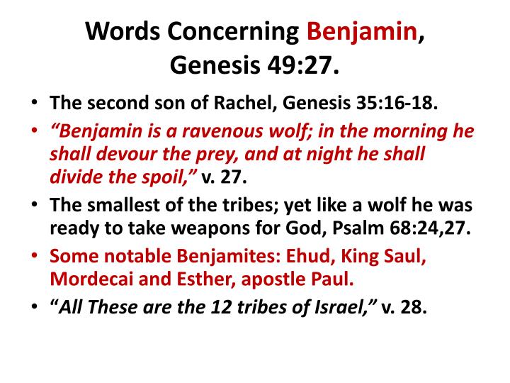 PPT - Genesis, Chapter 49 PowerPoint Presentation - ID:835585