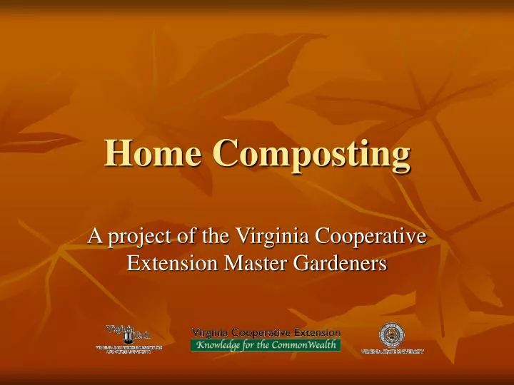 PPT - Home Composting PowerPoint Presentation, free download - ID:835600