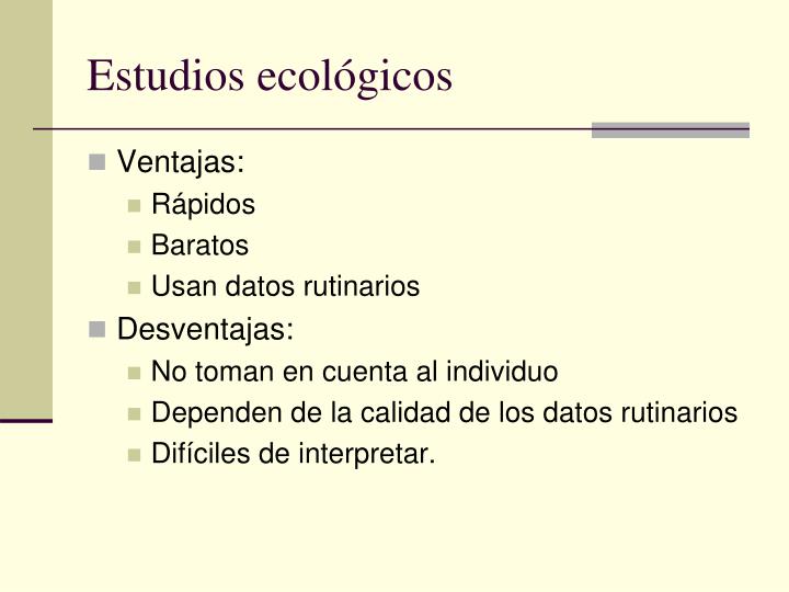 PPT - Curso de Bioestadística Parte 2 Tipos de estudios en ...