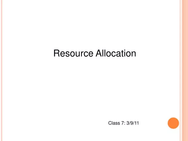 PPT - Resource Allocation PowerPoint Presentation, free download - ID ...