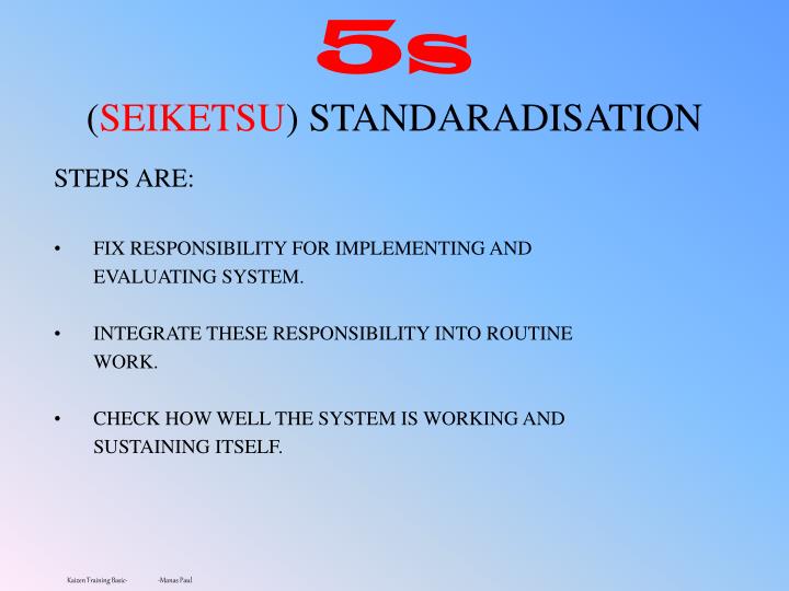 PPT - KAIZEN PowerPoint Presentation - ID:836334