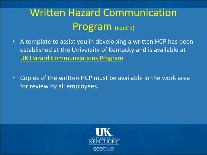 PPT - Hazard Communication/ Globally Harmonized System (GHS) OSHA 29 ...
