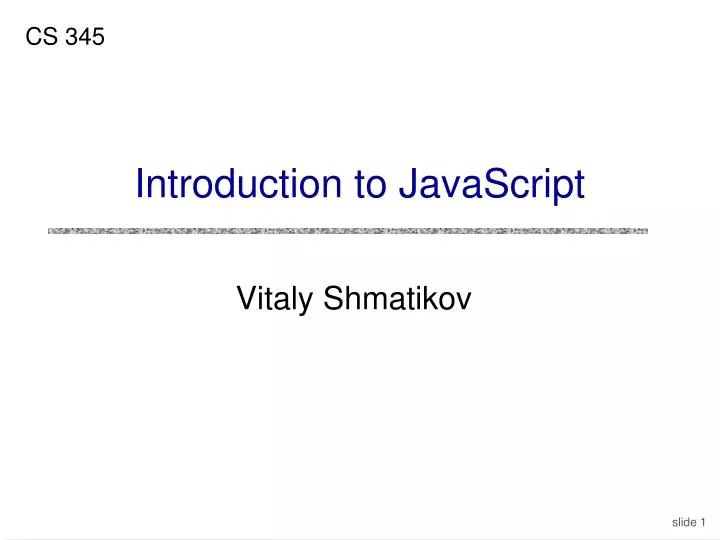PPT - Introduction to JavaScript PowerPoint Presentation, free download ...