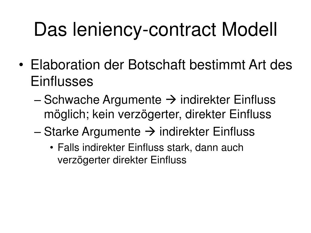 PPT - Indirekter Minderheitseinfluss als Folge einer impliziten ...