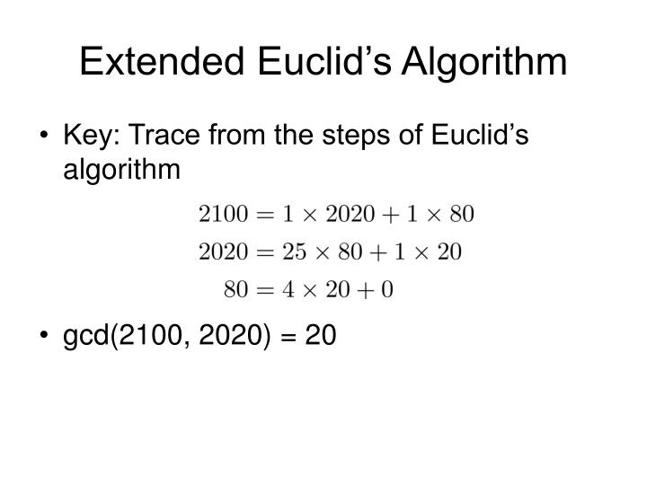 PPT - CSC2110 Discrete Mathematics Tutorial 5 GCD and Modular ...