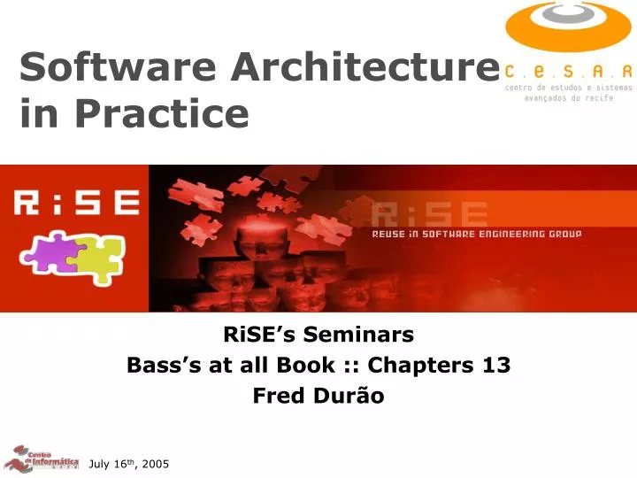 PPT - Software Architecture in Practice PowerPoint Presentation, free ...