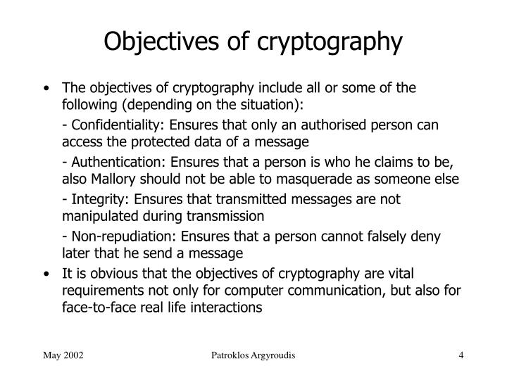 PPT - A crash course in cryptography and network security PowerPoint ...