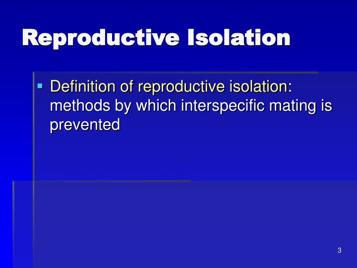 PPT - Speciation PowerPoint Presentation - ID:838752