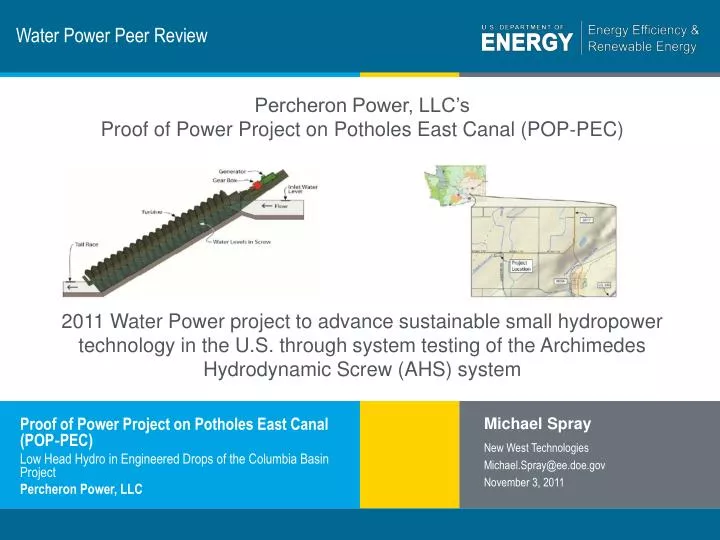 PPT - Water Power Peer Review PowerPoint Presentation, free download ...
