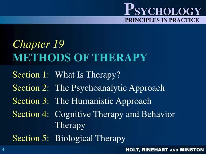 PPT - Chapter 19 METHODS OF THERAPY PowerPoint Presentation, free ...