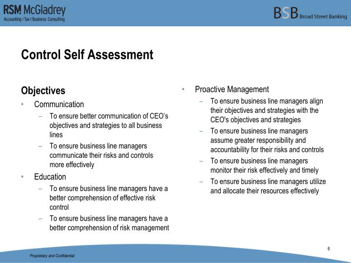 PPT - Operational Risk Management Framework And Control Self Assessment ...