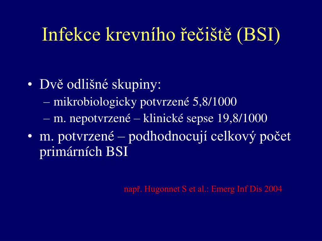 PPT - Nozokomiální infekce v souvislosti s intravaskulárními katétry ...