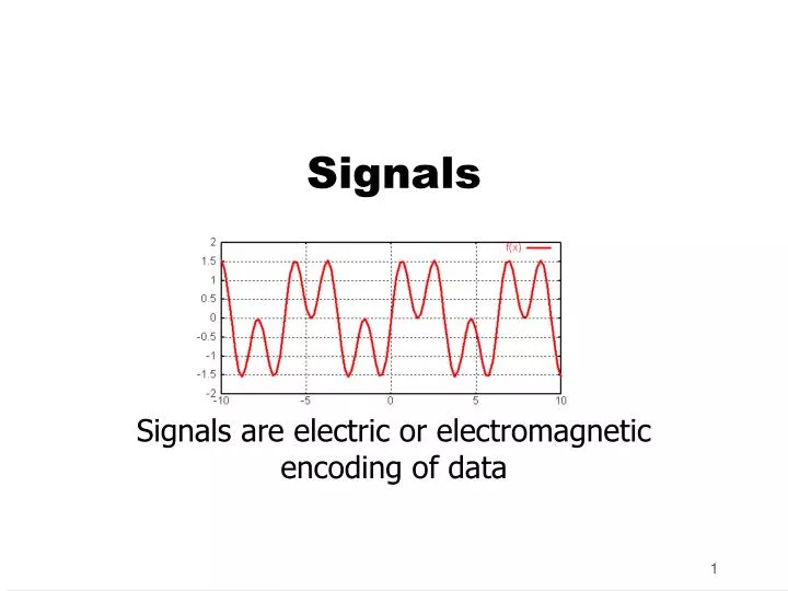 PPT - Signals PowerPoint Presentation, free download - ID:841558 PPT - Signals PowerPoint Presentation, free download - ID:841558