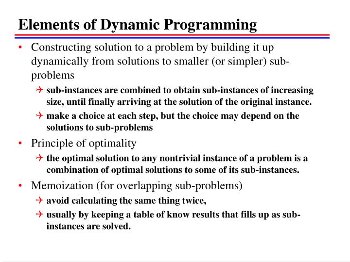 PPT - Dynamic Programming PowerPoint Presentation - ID:841702