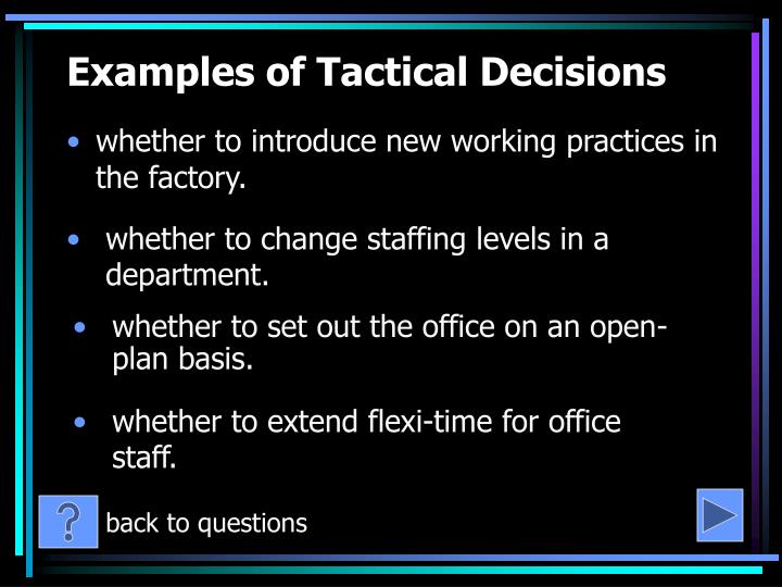PPT - MANAGEMENT DECISION MAKING PowerPoint Presentation - ID:841738