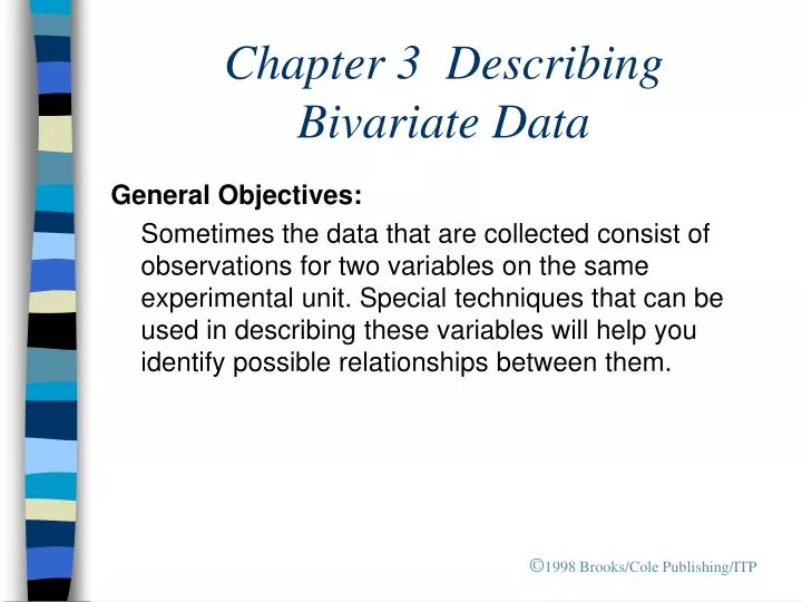 PPT - Chapter 3 Describing Bivariate Data PowerPoint Presentation, free ... PPT - Chapter 3 Describing Bivariate Data PowerPoint Presentation, free ...