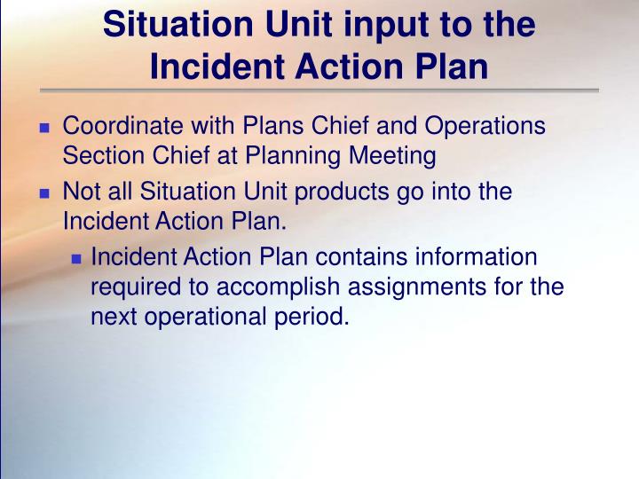 PPT - SITUATION UNIT LEADER PowerPoint Presentation - ID:841964