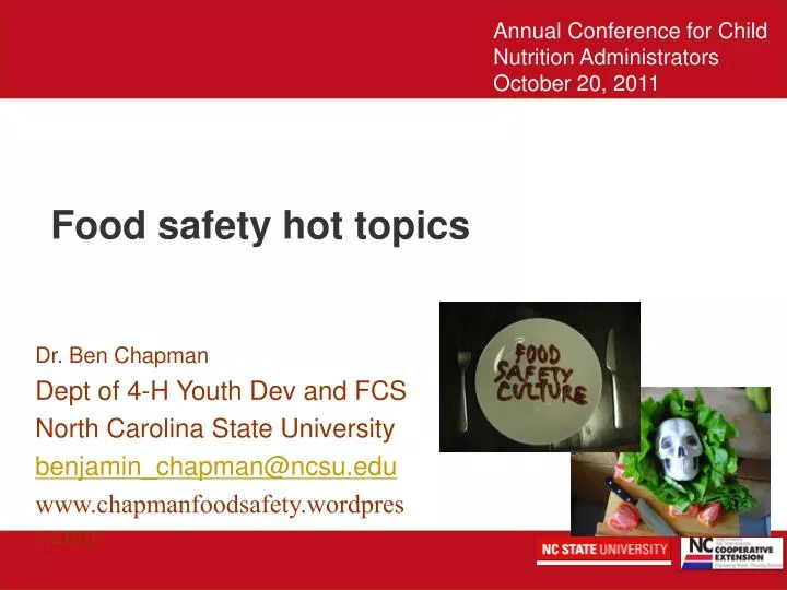 PPT - Food safety hot topics PowerPoint Presentation, free download ...