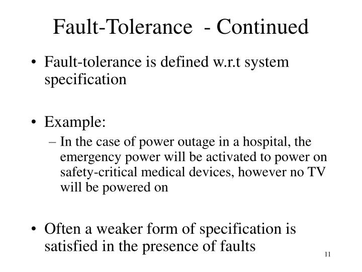 PPT - Software Fault-Tolerance PowerPoint Presentation - ID:843250