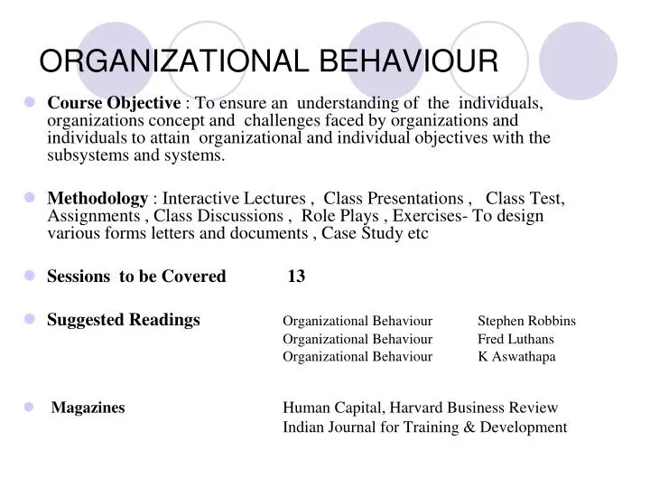 PPT - ORGANIZATIONAL BEHAVIOUR PowerPoint Presentation, free download ... PPT - ORGANIZATIONAL BEHAVIOUR PowerPoint Presentation, free download ...