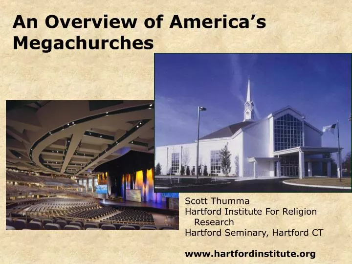 PPT - An Overview of America’s Megachurches PowerPoint Presentation ...