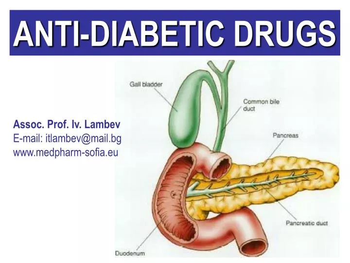 PPT - ANTI-DIABETIC DRUGS PowerPoint Presentation, free download - ID ...