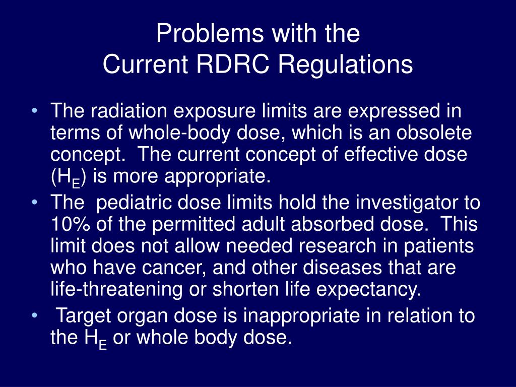 PPT - Pediatric Nuclear Medicine and the RDRC Regulations PowerPoint ...