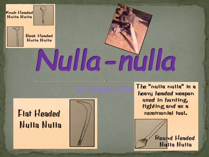PPT - Nulla-nulla PowerPoint Presentation, free download - ID:844750