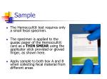 PPT - Point of Care Testing: Hemoccult ® Fecal Occult Blood PowerPoint ...