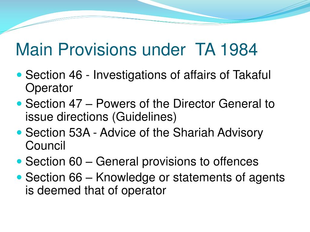 Ppt Operational And Actuarial Aspects Of Takaful Powerpoint