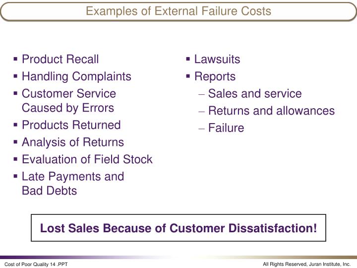 PPT - Cost of Poor Quality PowerPoint Presentation - ID:846304