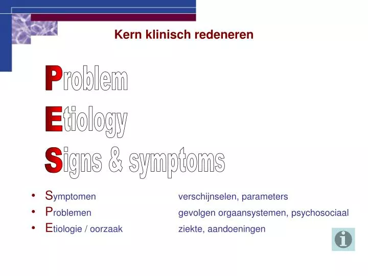 PPT - Kern klinisch redeneren PowerPoint Presentation, free download ...