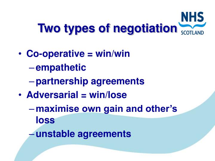 PPT - Negotiating skills PowerPoint Presentation - ID:847200